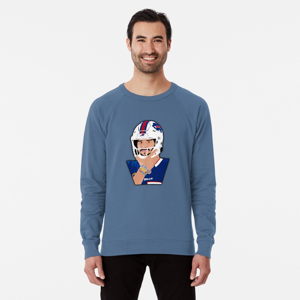 "Josh Allen thinking face emoji" Sticker for Sale by Autumn8389 | Redbubble