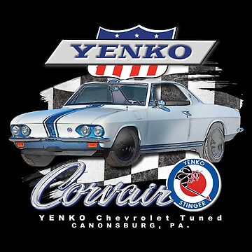 "Corvair Yenko Stinger" Sticker for Sale by BillAkridge | Redbubble