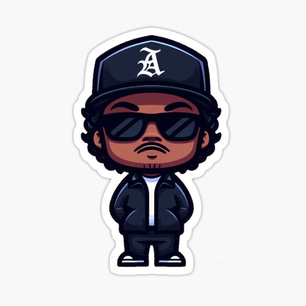 "Lil' Lyricists - Eazy-E" Sticker for Sale by Iaccol | Redbubble