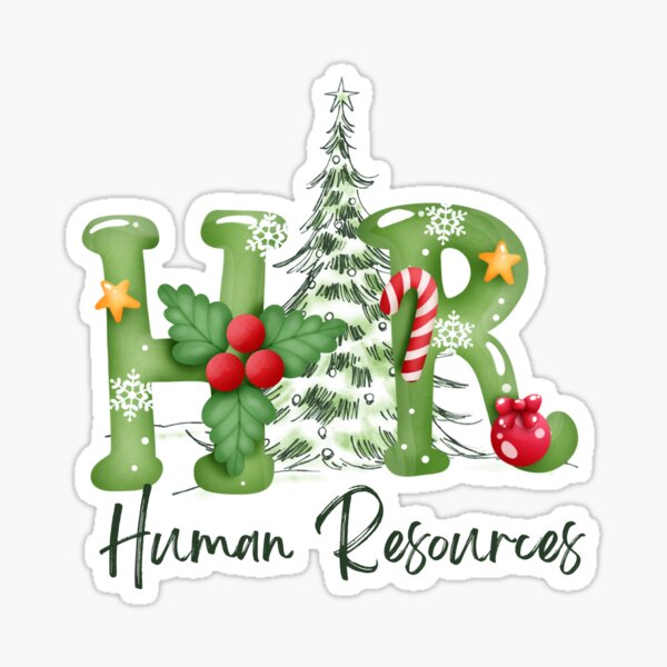 "Human Resources Christmas" Sticker for Sale by Oreo2020 | Redbubble