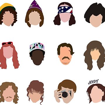 "Stranger Things 3 sticker pack" Sticker for Sale by GoodNoodThrift ...