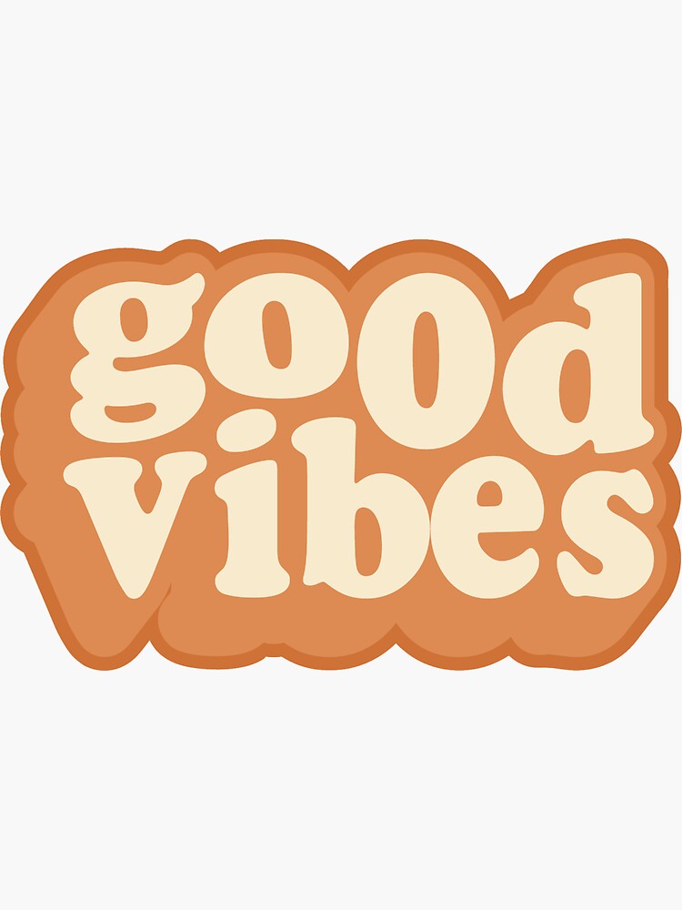 "Good vives" Sticker for Sale by themoonkiss | Redbubble