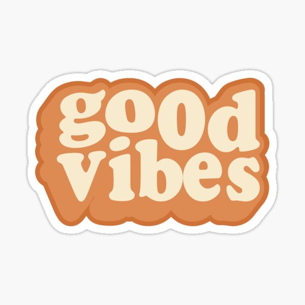 "Good vives" Sticker for Sale by themoonkiss | Redbubble