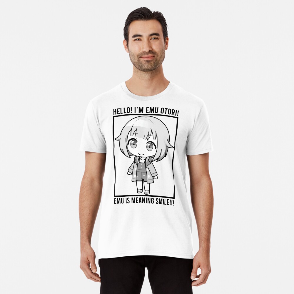 "Emu is Meaning Smile, Emu Otori Quote Meme" Sticker for Sale by ...
