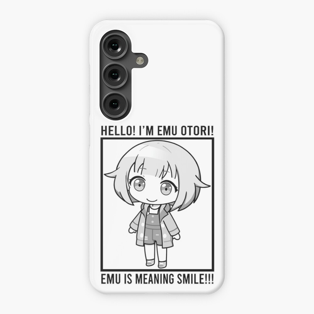 "Emu is Meaning Smile, Emu Otori Quote Meme" Sticker for Sale by ...