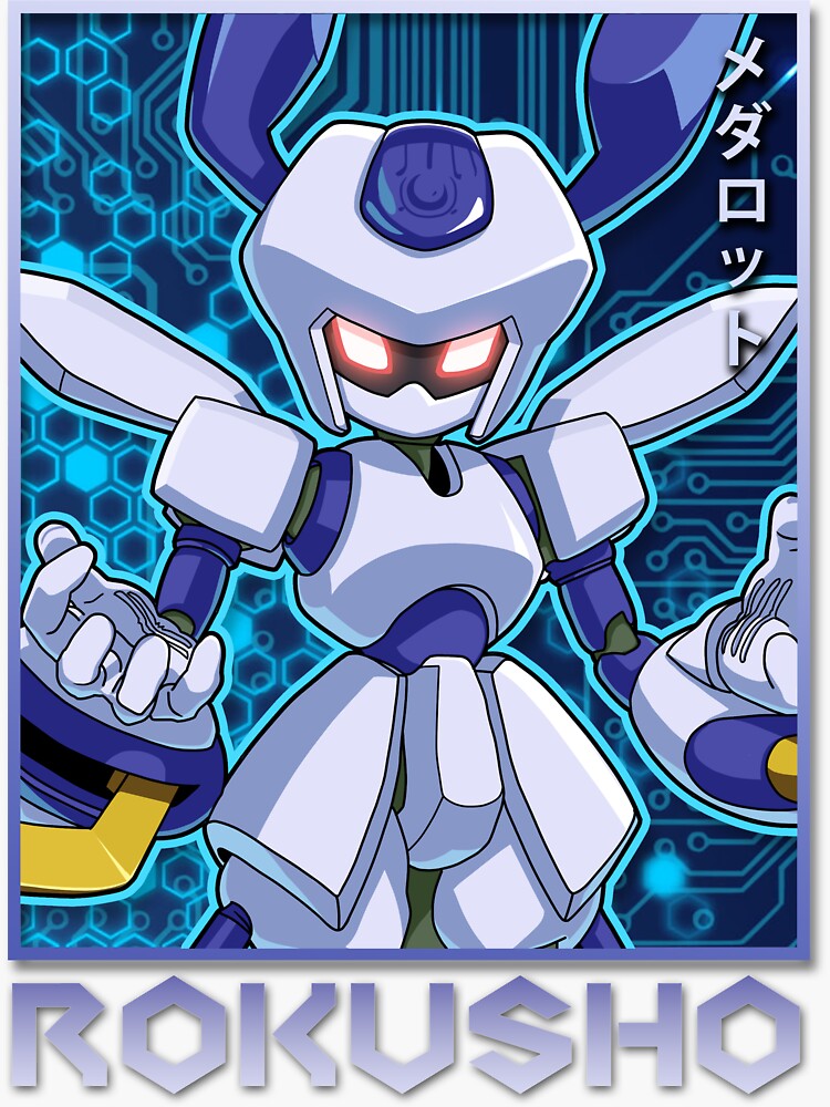 "Medabots - Rokusho" Sticker for Sale by charlizardnz | Redbubble