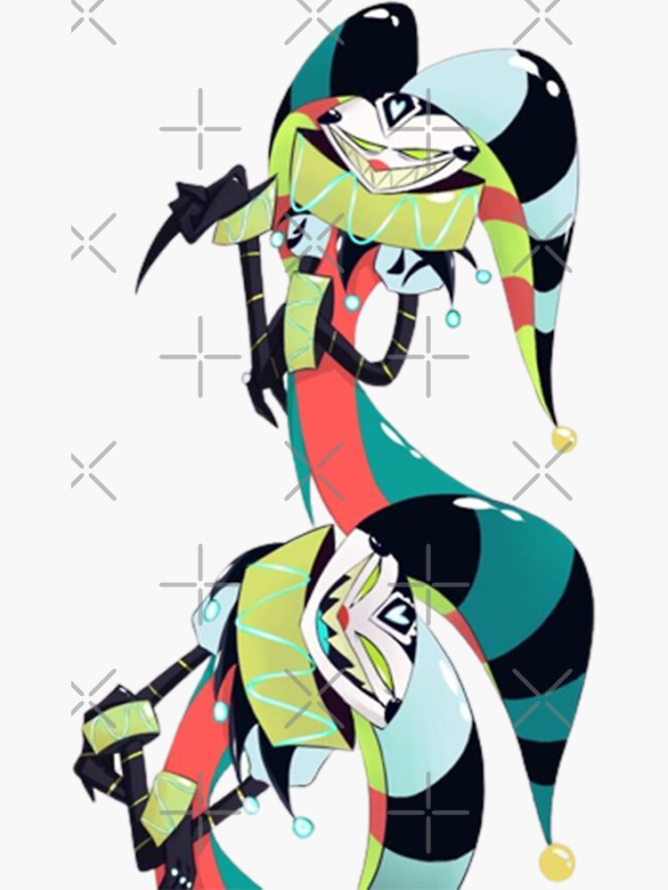 "Helluva Boss - Fizzarolli" Sticker for Sale by Robert-carlos | Redbubble