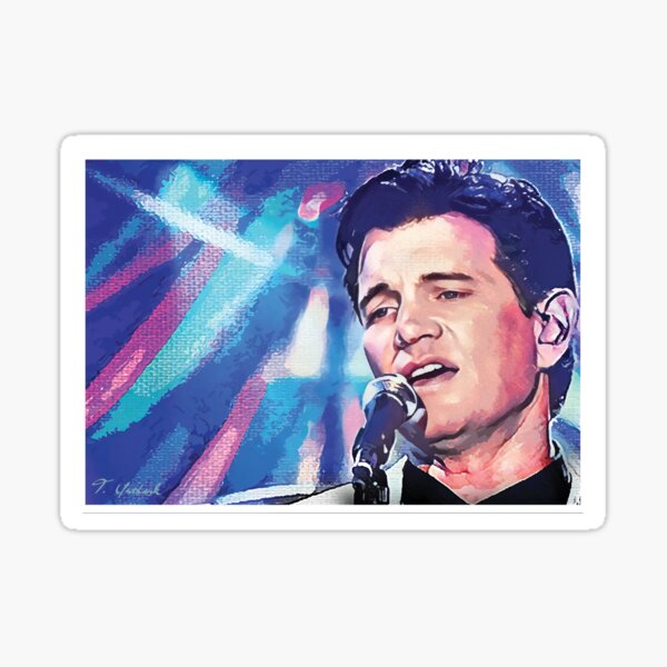 "Chris Isaak" Sticker for Sale by Tracey Unthank | Redbubble