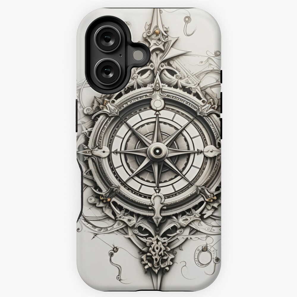 "high detailed ornate compass art print" Sticker for Sale by dcrc ...