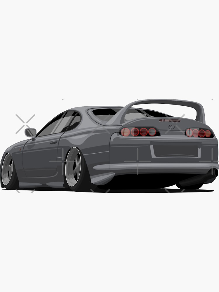 "MK4 2JZ A80" Sticker for Sale by eNZedart | Redbubble