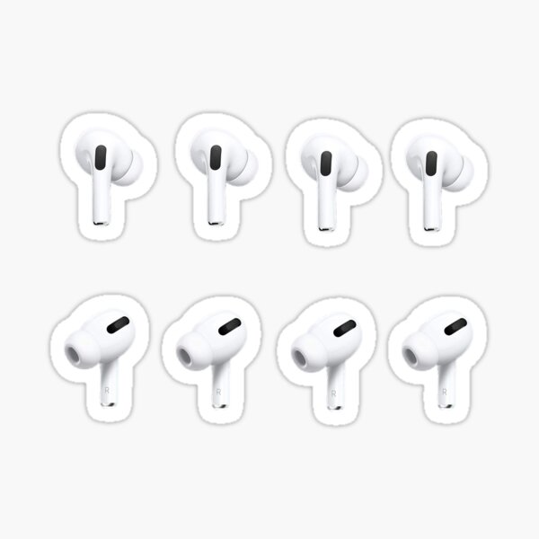 "AirPod Pro Sticker Prank 8 Pack" Sticker for Sale by SLiMESOLDiER ...