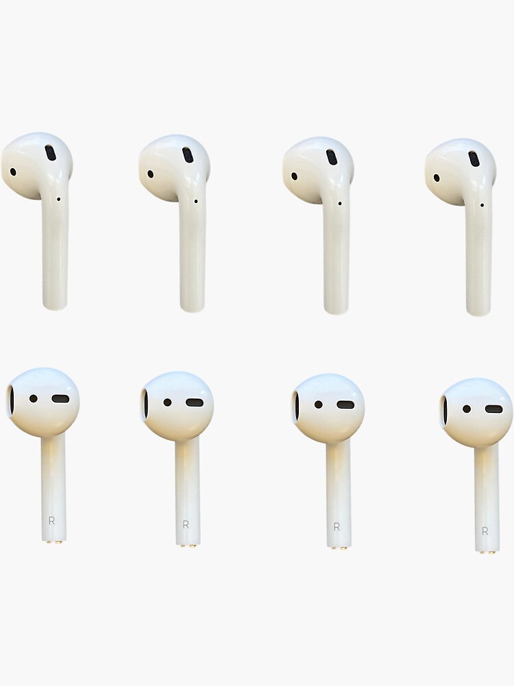 "AirPod Sticker Prank 8 Pack" Sticker for Sale by SLiMESOLDiER | Redbubble