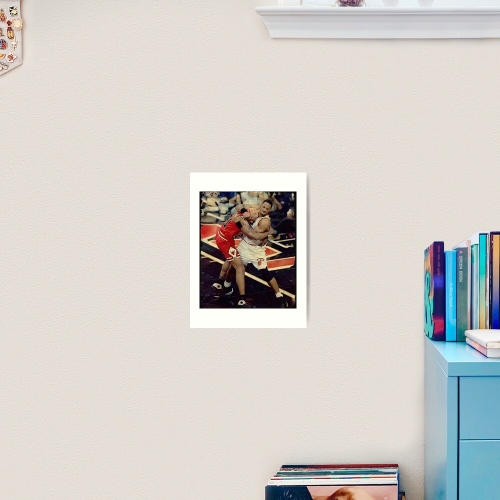 "Alonzo Mourning vs Dennis sport Rodman, 1995" Poster for Sale by ...