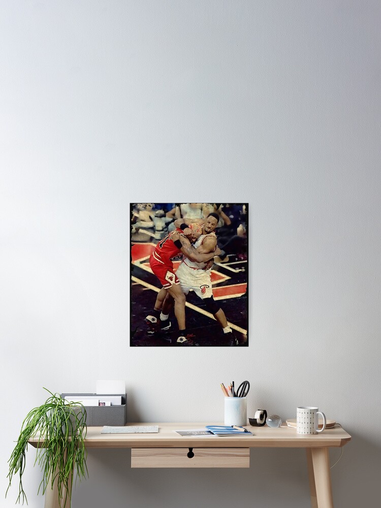 "Alonzo Mourning vs Dennis sport Rodman, 1995" Poster for Sale by ...