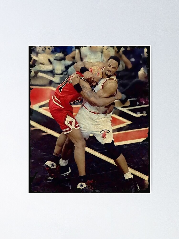 "Alonzo Mourning vs Dennis sport Rodman, 1995" Poster for Sale by ...