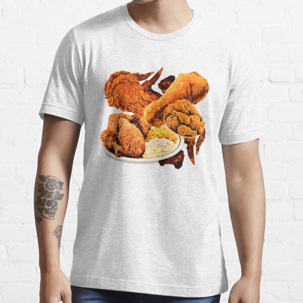 "Fried Chicken" T-shirt by kawaiikastle | Redbubble | fried t-shirts ...