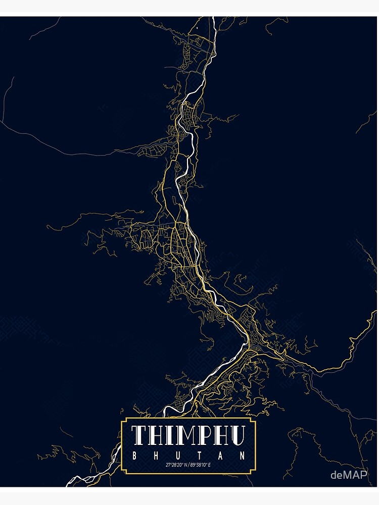 Bhutan City Map