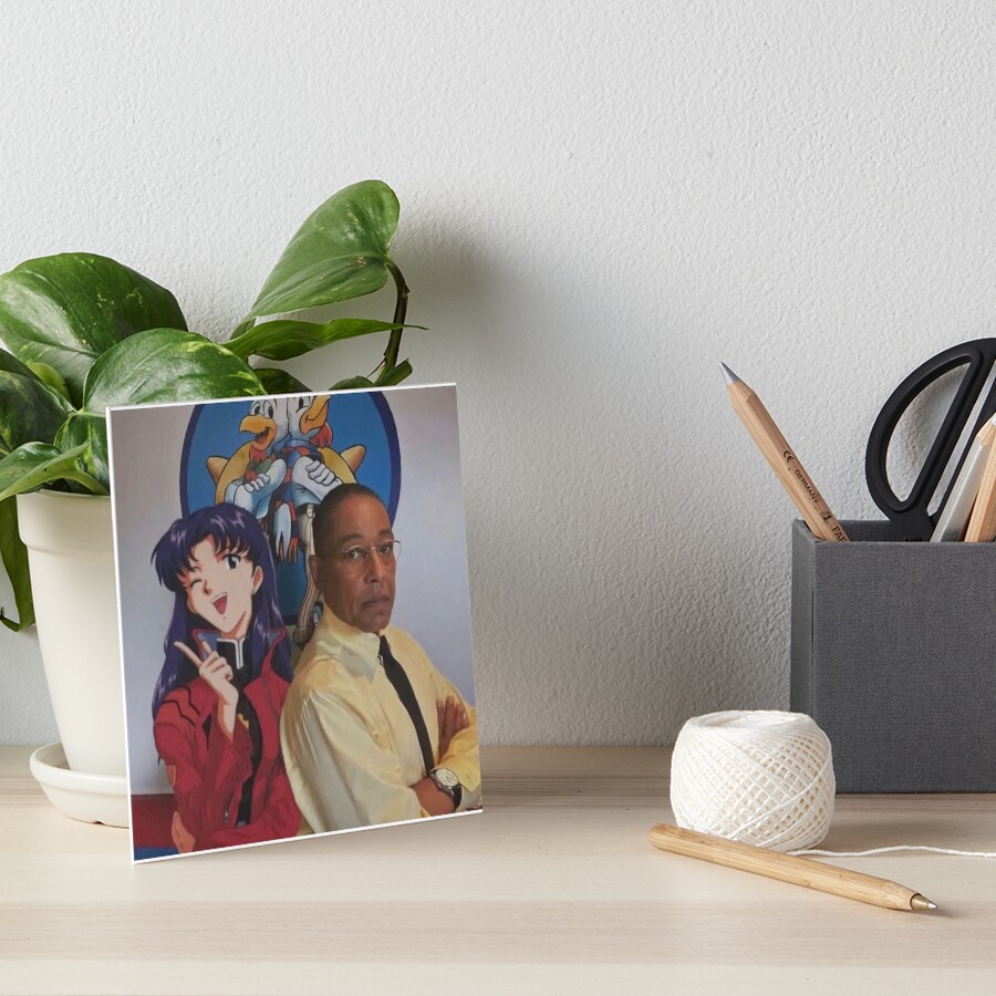 "Misato and Gus Fring" Poster for Sale by ASamArt | Redbubble