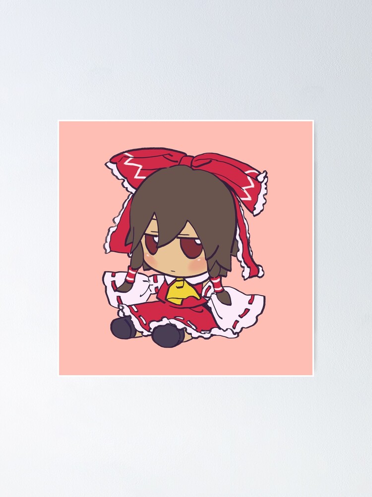 " I draw reimu fumo plush / touhou memes" Poster for Sale by RansRoom ...