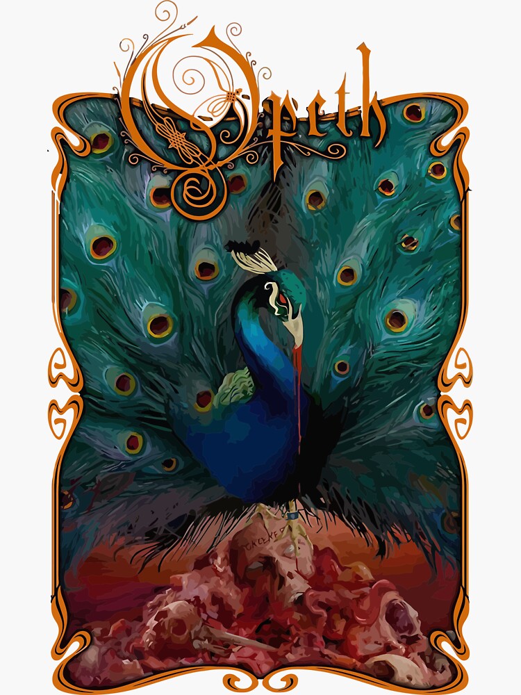 "Opeth logo" Sticker for Sale by yali111 | Redbubble
