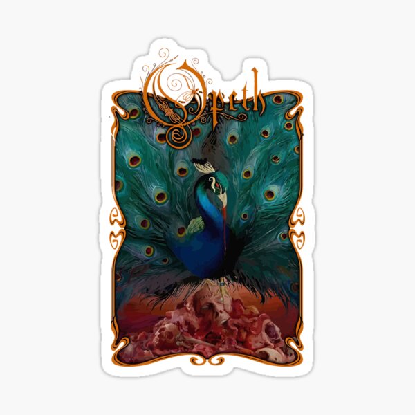 "Opeth logo" Sticker for Sale by yali111 | Redbubble