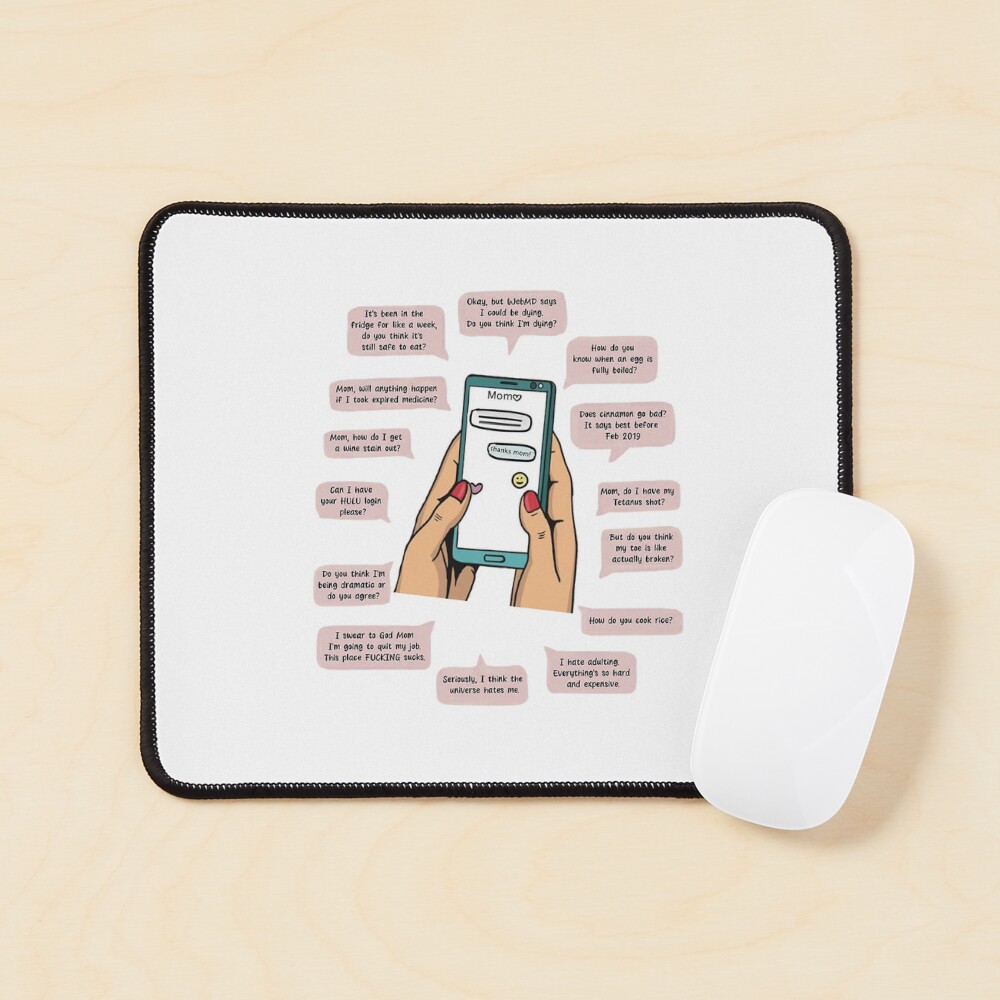 "Texts to Mom Card, Funny Birthday Card for Mom, Hilarious Mother’s Day ...