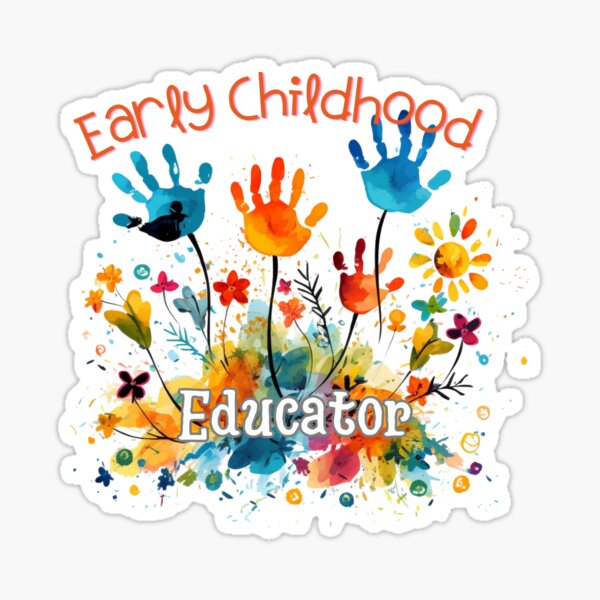 "Fun Early Childhood Educator" Sticker for Sale by efkarose | Redbubble