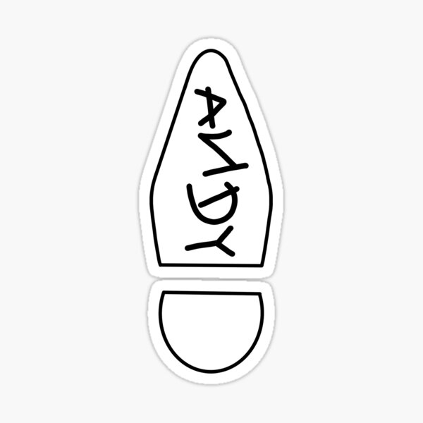 "Andy Boot" Sticker for Sale by Morgankayy | Redbubble