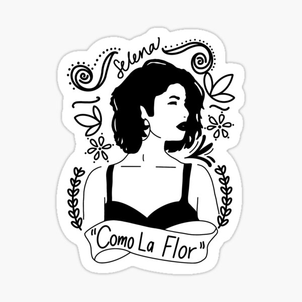 "Selena sticker" Sticker for Sale by lcmuni72 | Redbubble