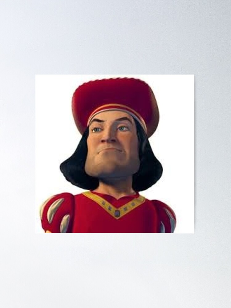 "lord farquaad" Poster for Sale by Alexis m | Redbubble