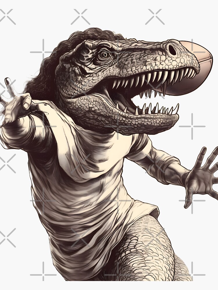 "Godzilla Fantasy Football Dinosaur, drafted by none other than Fantasy ...