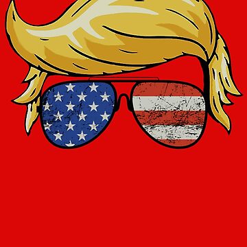 "Trump Hair" Sticker for Sale by GreenGuyTees | Redbubble
