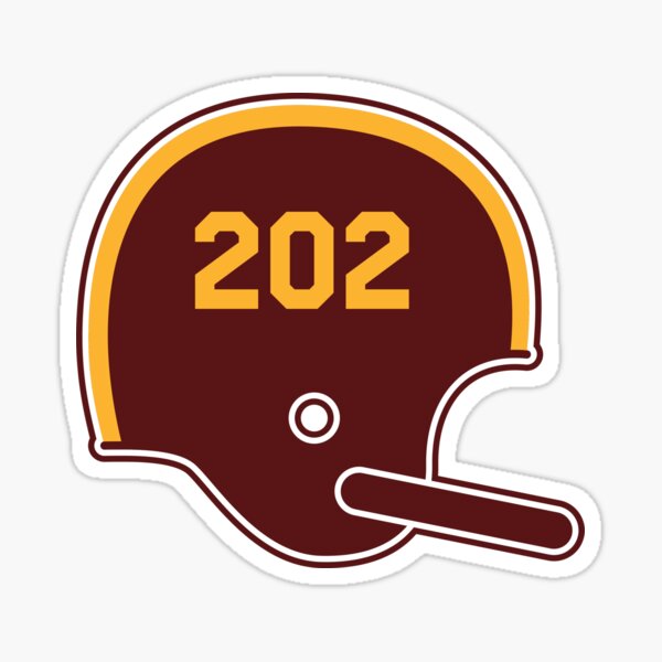 "Washington Commanders 202 Helmet" Sticker for Sale by John Abernathy ...