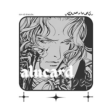 "alucard tepes - son of dracula (castlevania)" Sticker for Sale by AYO ...