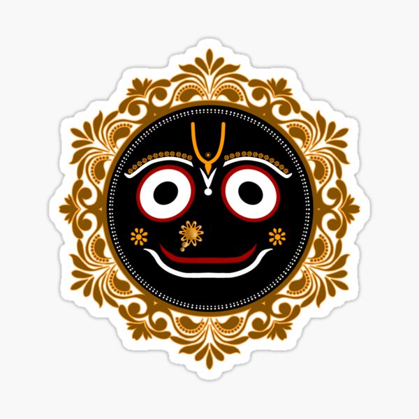 "Lord Jagannath - Rath yatra - Odisha Puri" Sticker for Sale by ...