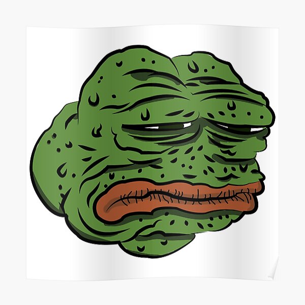 "Old Pepe" Poster by masoch | Redbubble