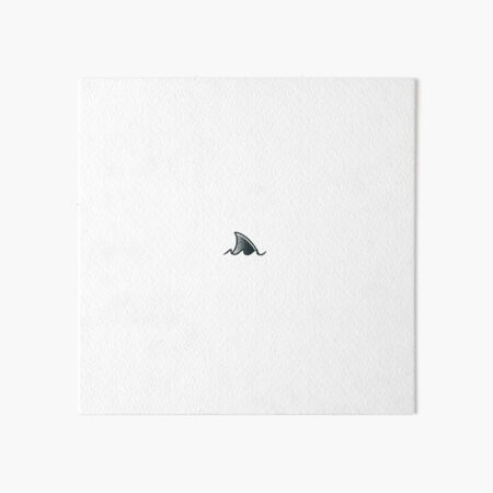 "Shark Fin Tattoo Flash. " Art Board Print for Sale by Tim Brennan ...
