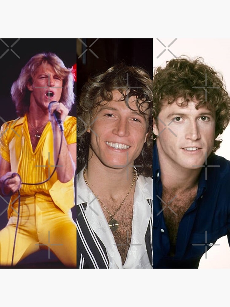 "Andy Gibb collage" Poster for Sale by warshipologiste | Redbubble