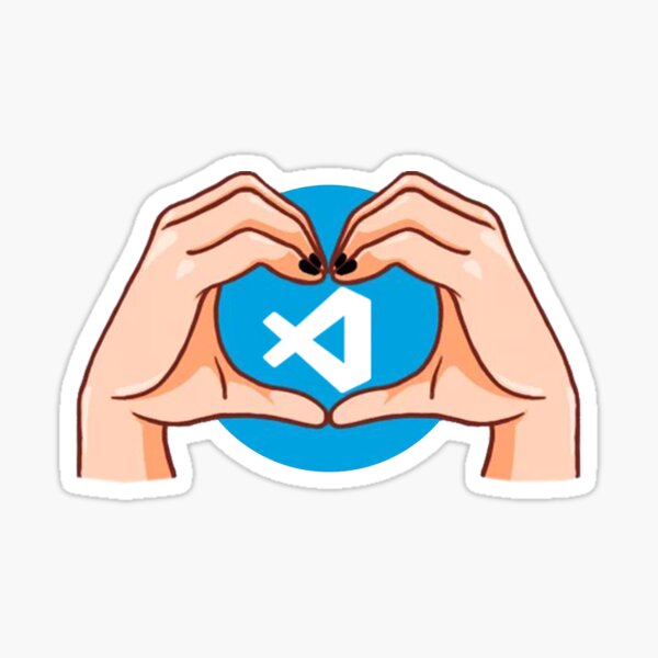 "Vs Code" Sticker for Sale by yunamaliskova | Redbubble