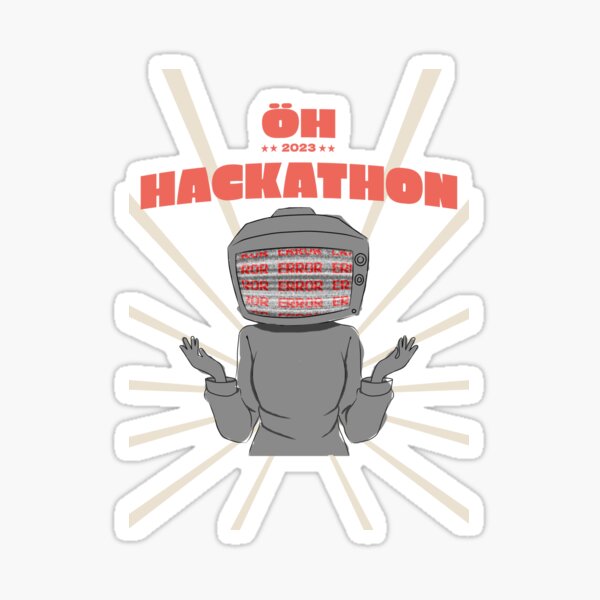"ÖH Hackathon 2023 V2" Sticker for Sale by teadungeon | Redbubble