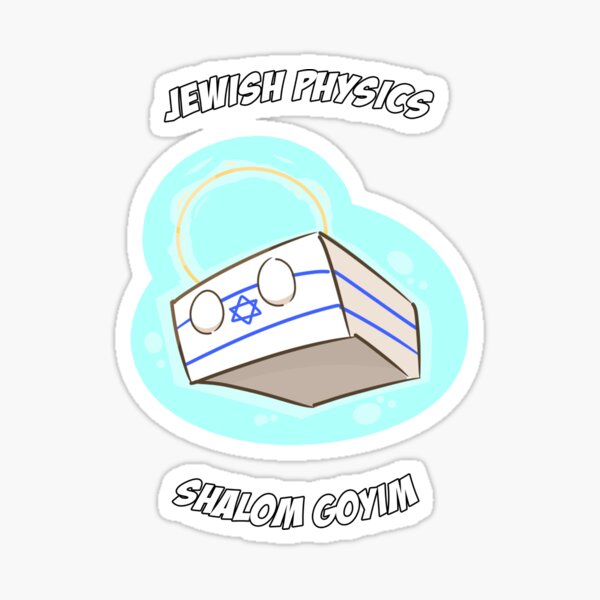 "Polandball: Israelcube Jewish Physics" Sticker for Sale by ...