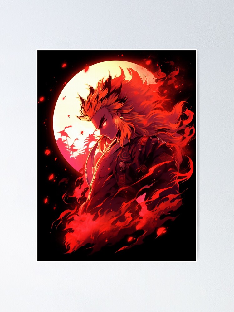 "Flame Slayer" Poster for Sale by SchellStation | Redbubble