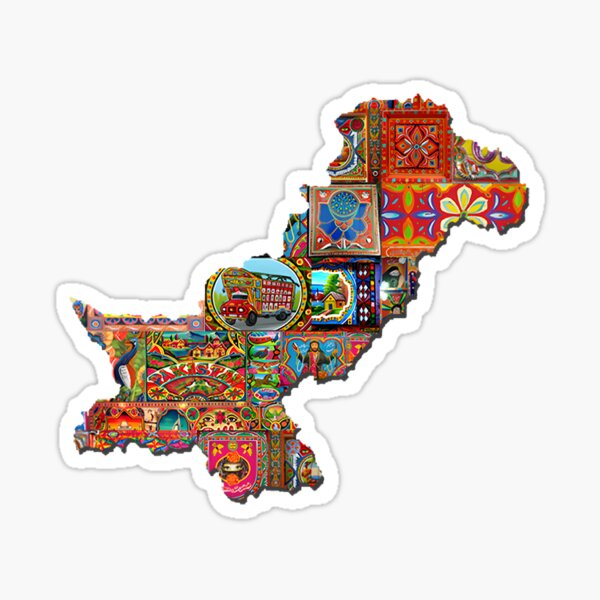 "Truck Art Unique Style Desi Touch Pakistan Map within Pakintani Truck ...