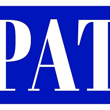 "Pat Name" Sticker for Sale by jeallan | Redbubble