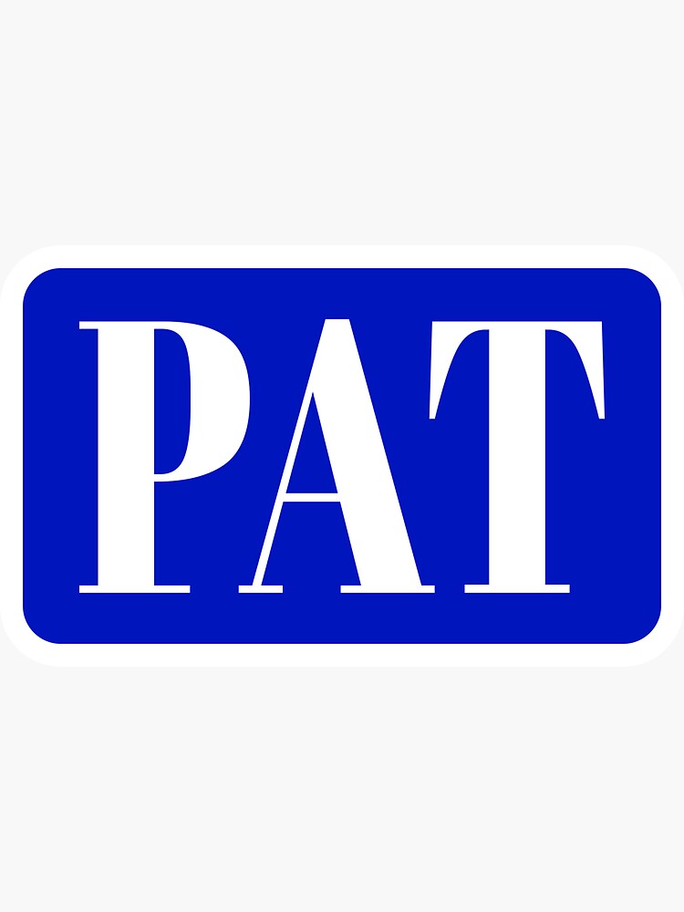 "Pat Name" Sticker for Sale by jeallan | Redbubble
