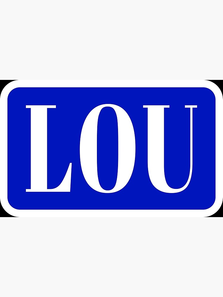 "Lou Name" Art Print for Sale by jeallan | Redbubble