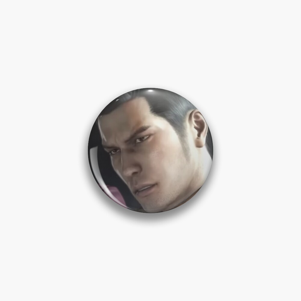 "Kiryu Smiling Creepily " Sticker for Sale by MerikuroCreates | Redbubble