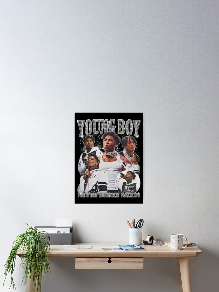 "YoungBoy Nba Never Broke Again" Poster for Sale by Curtina | Redbubble
