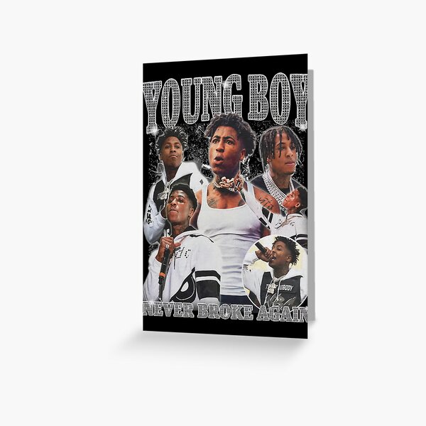 "YoungBoy Nba Never Broke Again" Greeting Card for Sale by Curtina ...
