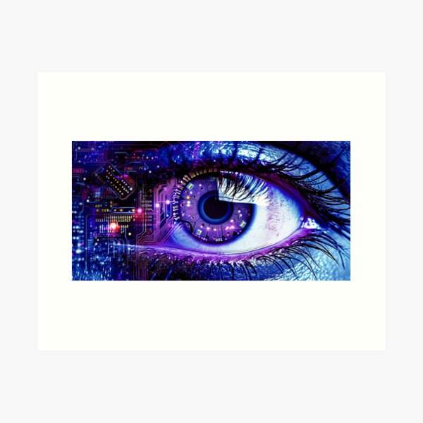 Biomechanical Eye Drawings Biomechanical Eye Art Prints For Sale